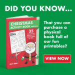 8 Free Printable Christmas Themed "Build Your Own" Crafts - Pjs and Paint