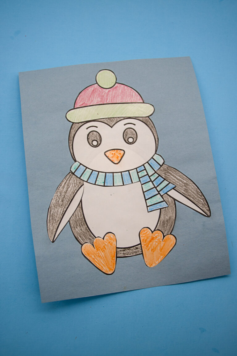 Free Printable Build a Penguin Craft - Pjs and Paint