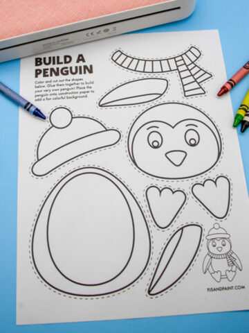 build a penguin craft Archives - Pjs and Paint