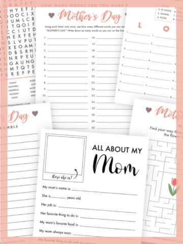 10 Free Printable Father's Day Games and Activities - Pjs and Paint