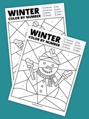 winter printables Archives - Pjs and Paint