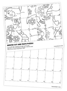 15 Free Printable Winter Games and Activities - Pjs and Paint