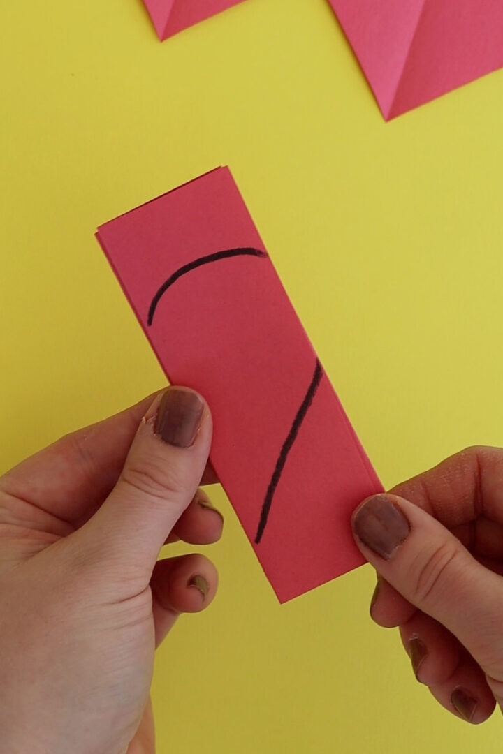 Free Printable Heart Paper Chain Template - Pjs and Paint