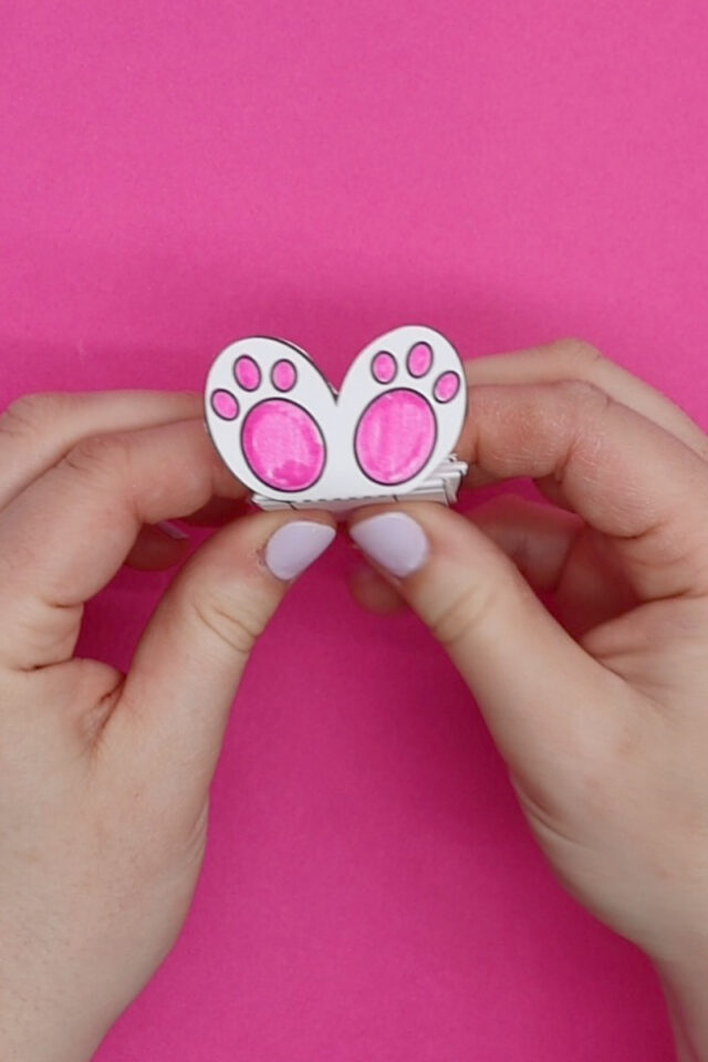 Free Printable Hopping Paper Bunny Craft - Pjs and Paint