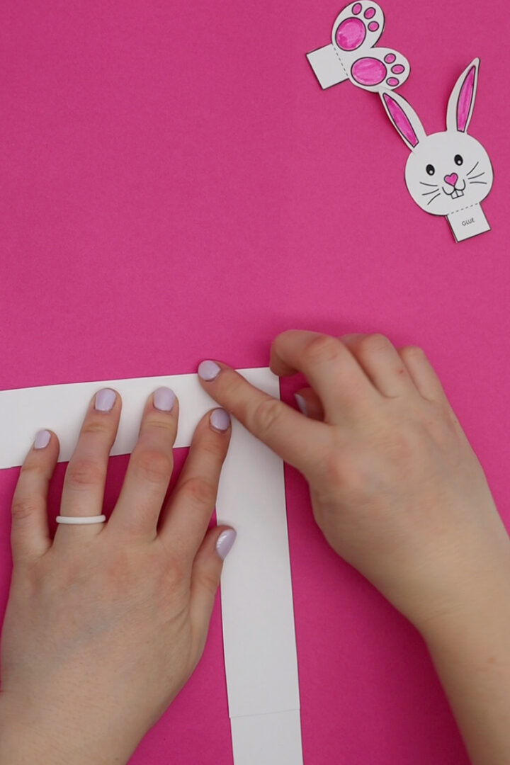 Free Printable Hopping Paper Bunny Craft - Pjs and Paint