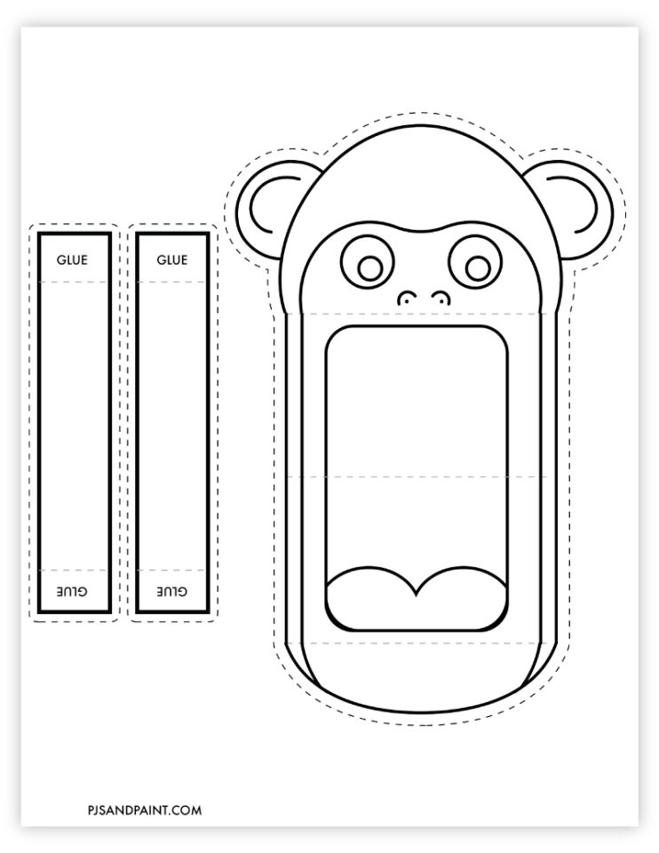 25 Free Printable Paper Hand Puppets - Pjs and Paint