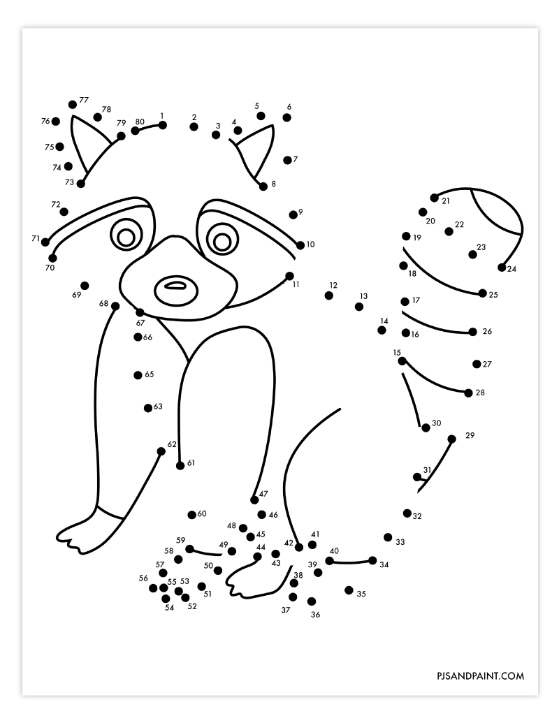 13 Free Printable Connect the Dots Worksheets - Pjs and Paint