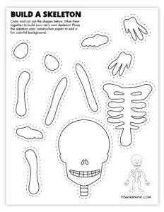 10 Free Printable Halloween Themed "Build Your Own" Crafts - Pjs and Paint