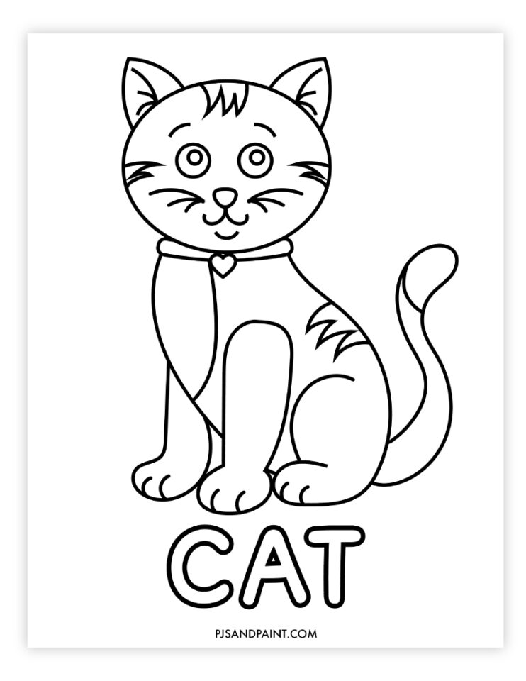 19 Free Printable Animal Coloring Pages for Kids - Pjs and Paint