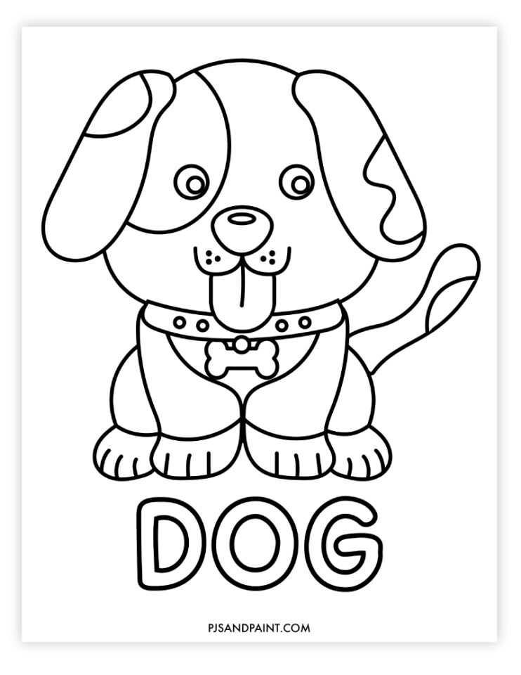 19 Free Printable Animal Coloring Pages for Kids - Pjs and Paint