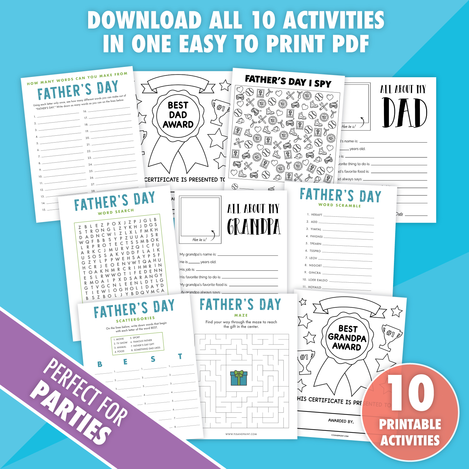 Grandpa Father's Day Printable - Free Grandpa Fathers Day Gift