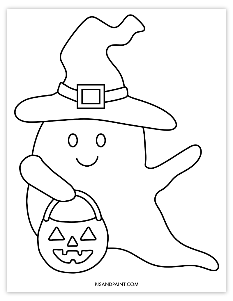15 Free Printable Halloween Coloring Pages for Kids - Pjs and Paint