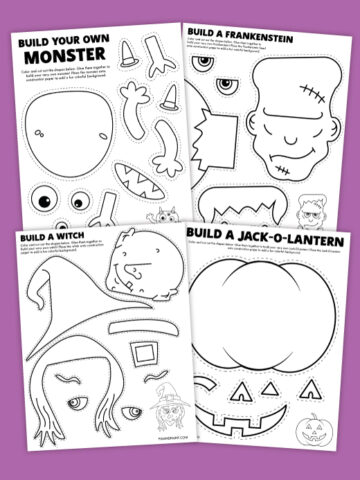 "Build Your Own" Printables Archives - Pjs and Paint