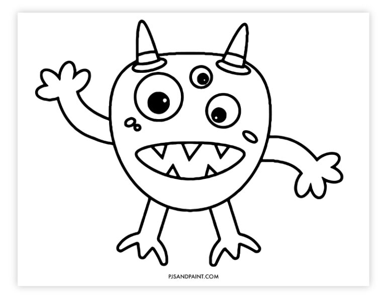15 Free Printable Halloween Coloring Pages for Kids - Pjs and Paint