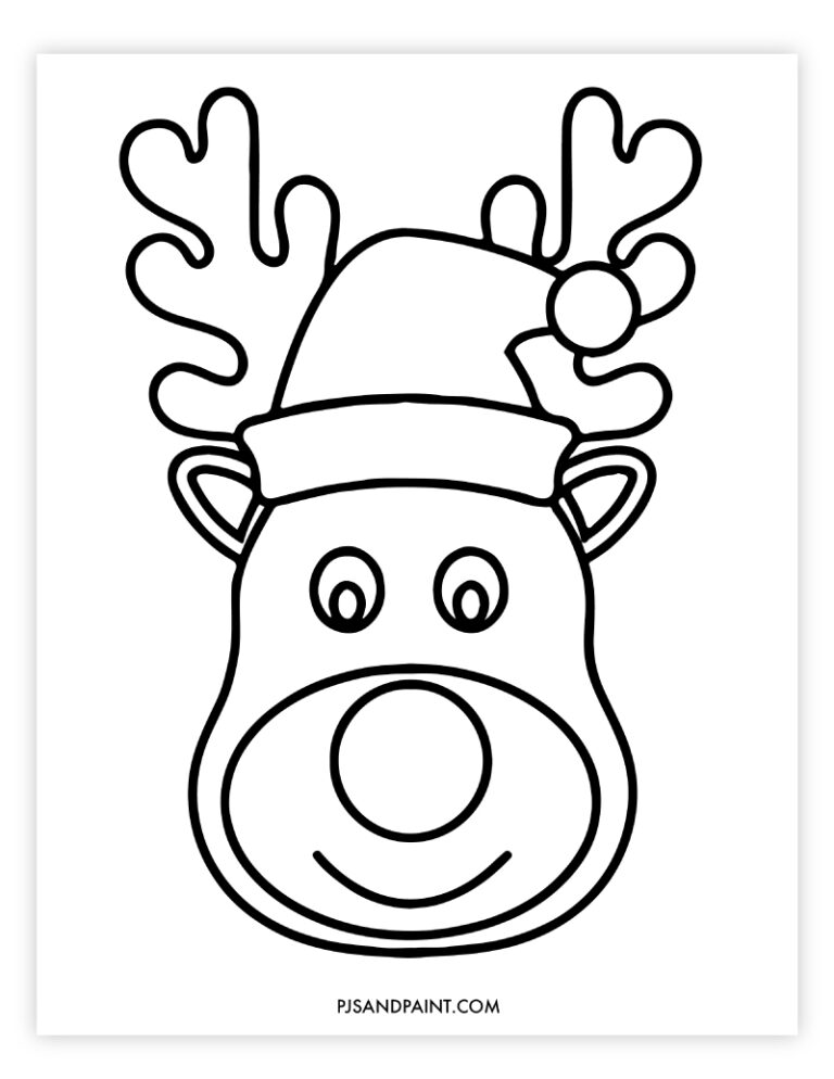 16 Free Printable Christmas Coloring Pages for Kids - Pjs and Paint