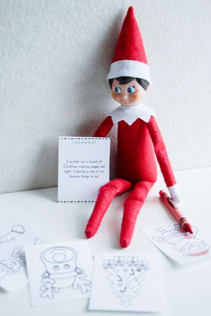 8 Days of Free Printable Elf Props - Set 2 - Pjs and Paint