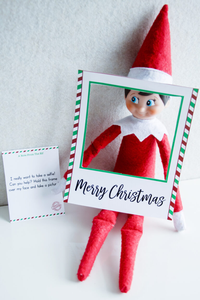 8 Days of Free Printable Elf Props - Set 2 - Pjs and Paint