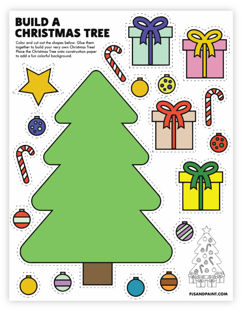 31 Free Printable Cut and Paste Projects - Pjs and Paint