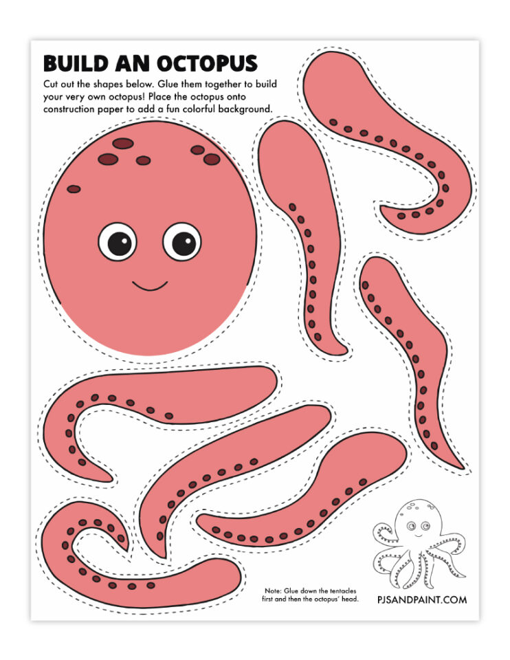 48 Free Printable Build Your Own Animal Crafts - Pjs and Paint