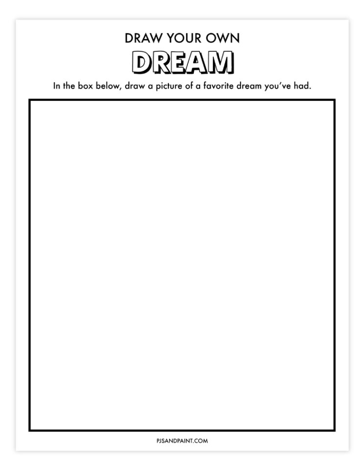 21 Free Printable Drawing Prompts for Kids - Pjs and Paint