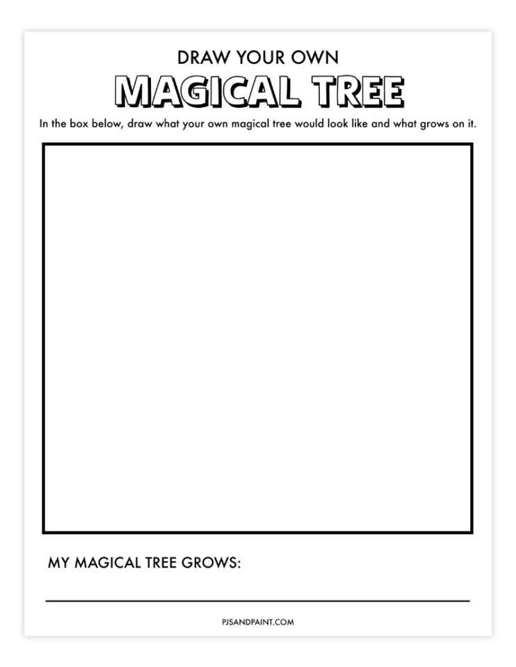 21 Free Printable Drawing Prompts for Kids - Pjs and Paint