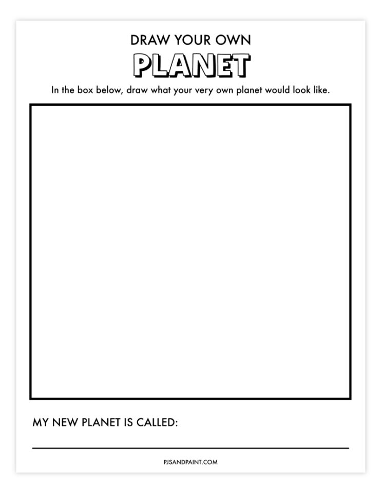 21 Free Printable Drawing Prompts for Kids - Pjs and Paint