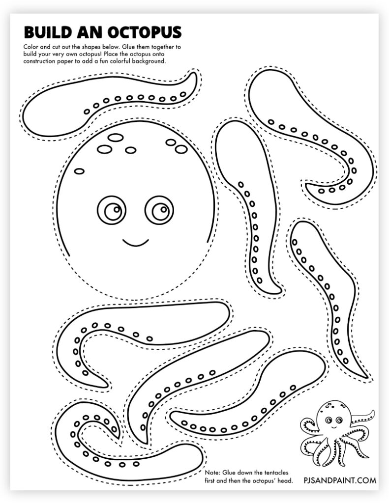 12 Free Printable Ocean Themed Activities for Kids - Pjs and Paint