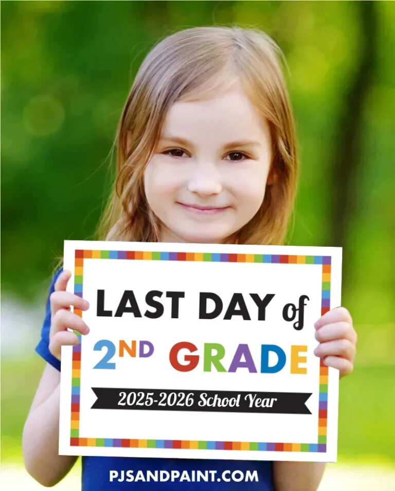 Free Printable Last Day of School Signs | Preschool - 12th Grade