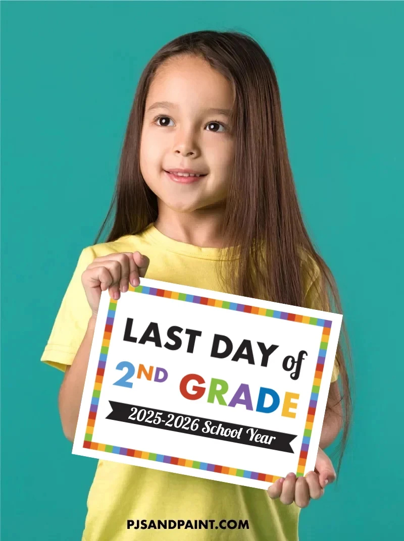Free Printable Last Day of School Signs | Preschool - 12th Grade