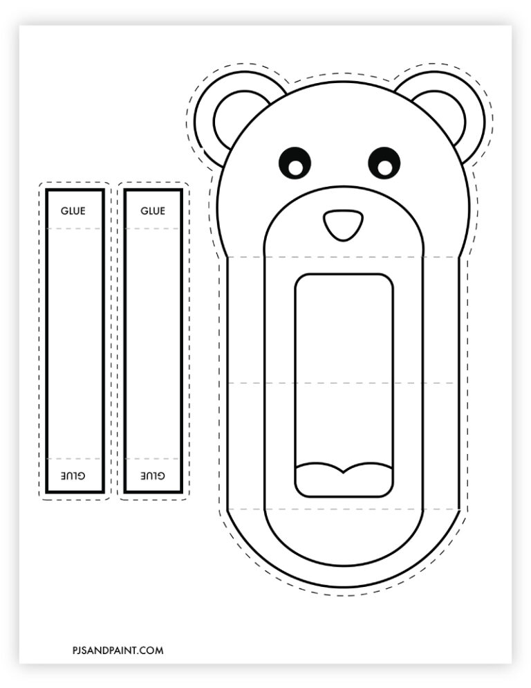 25 Free Printable Paper Hand Puppets - Pjs and Paint