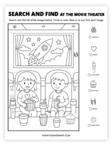 22 Free Printable Search and Find Activities - Pjs and Paint