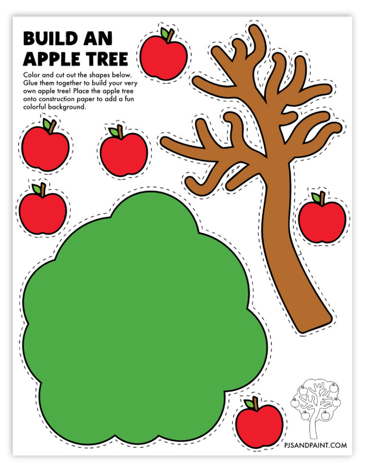 22 Free Printable Fall themed “Build Your Own” Activities - Pjs and Paint