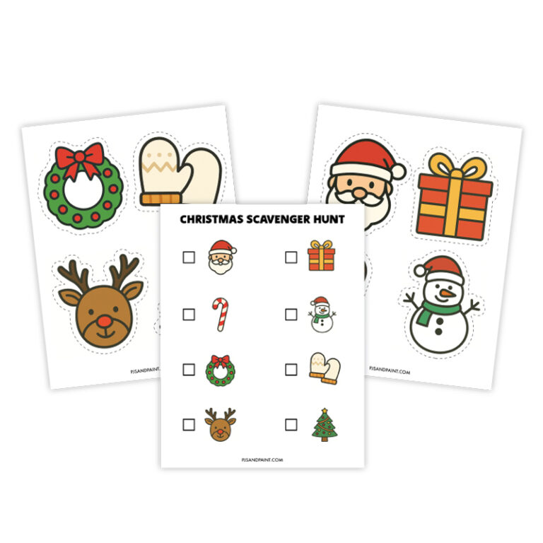 43 Free Printable Christmas Games and Activities - Pjs and Paint