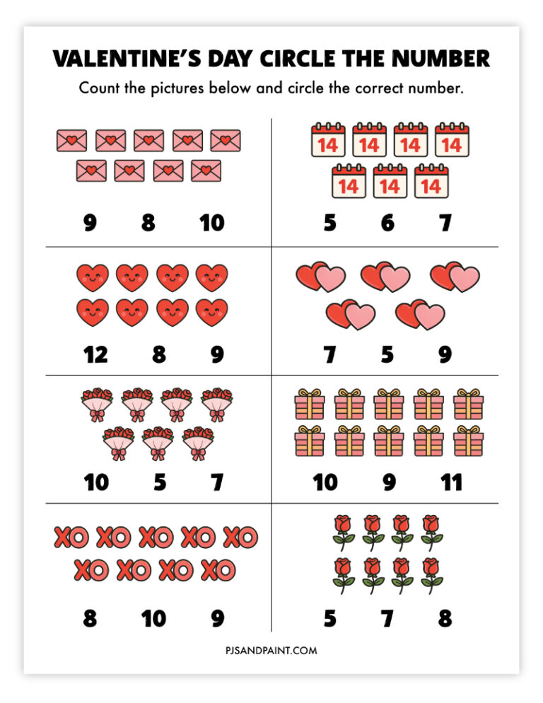 20 Free Printable Valentine's Day Games and Activities - Pjs and Paint