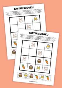 Free Printable Easter Sudoku - Pjs and Paint