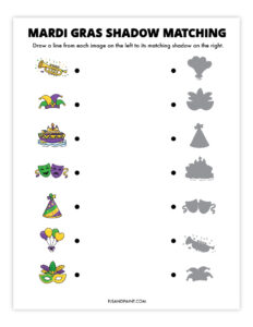 11 Free Printable Mardi Gras Games and Activities - Pjs and Paint