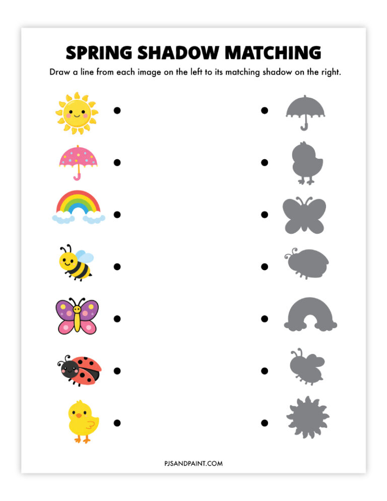 17 Free Printable Spring Games and Activities - Pjs and Paint