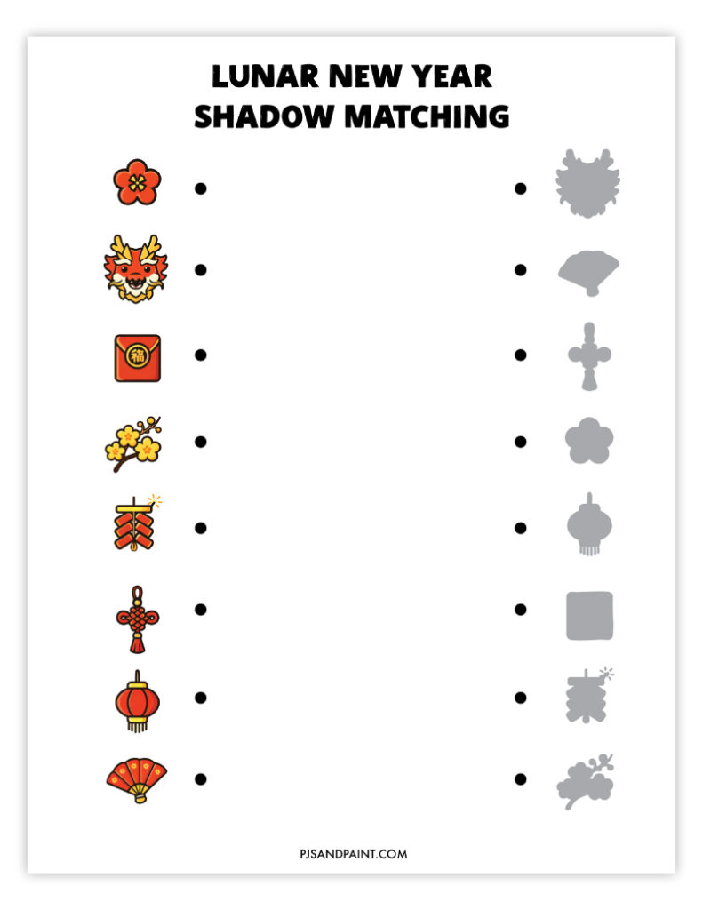 18 Free Printable Lunar New Year Games and Activities - Pjs and Paint
